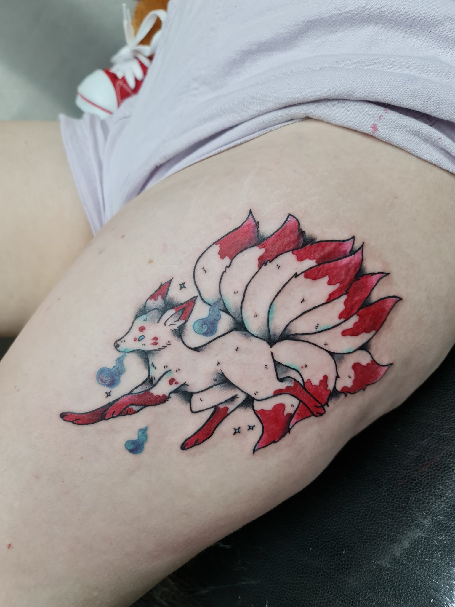 Nine Tailed Fox Tattoo