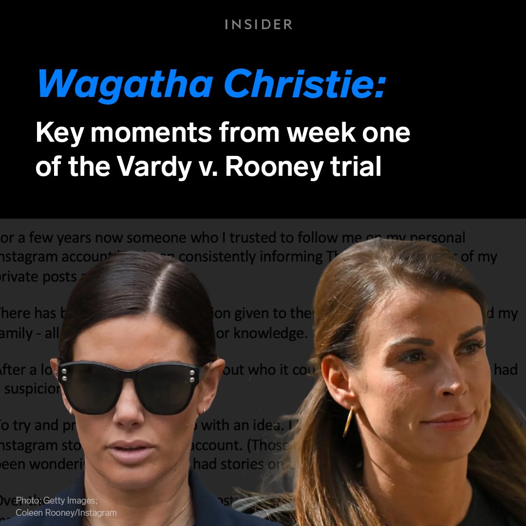 Key moments from week one of the ‘Wagatha Christie’ trial / Twitter