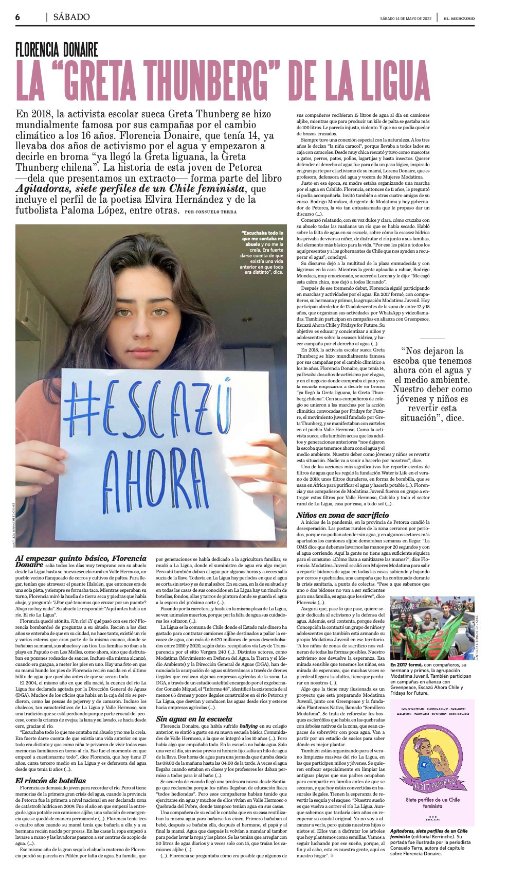 Revista Sábado on Twitter: "¿Quién es la “Greta Thunberg chilena”? En ...