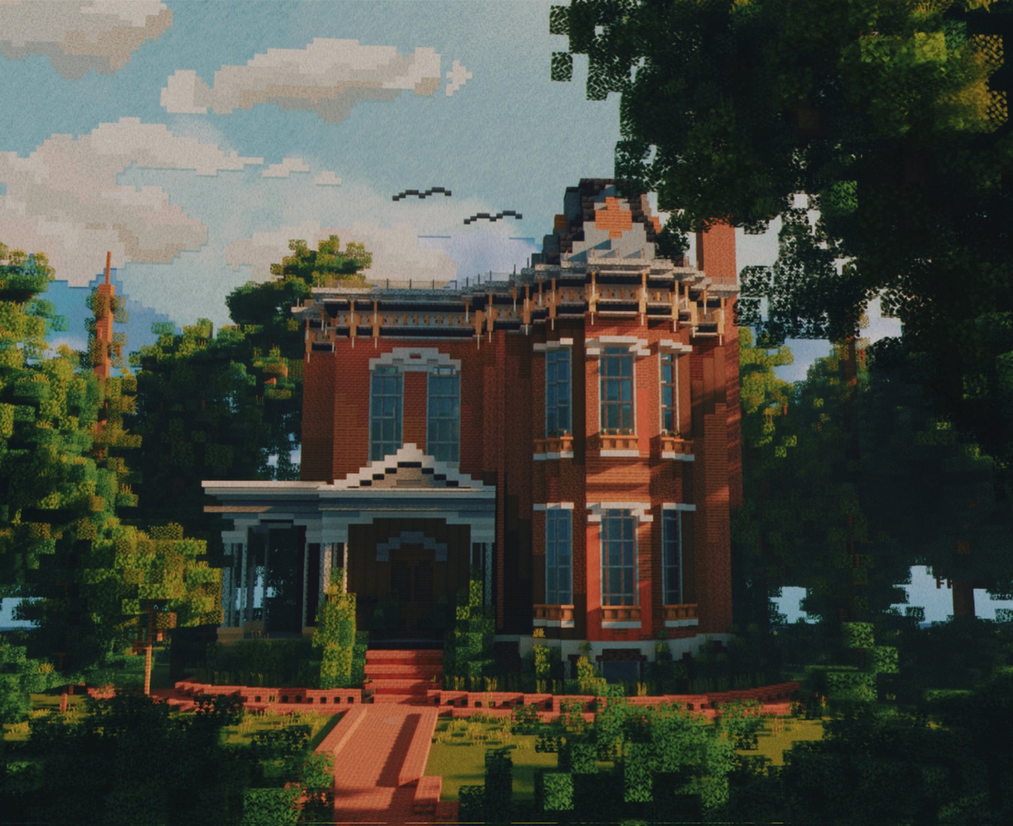 Minecraft Wallpaper Gallery Victorian WBC Builds (@BuildsWbc) / X