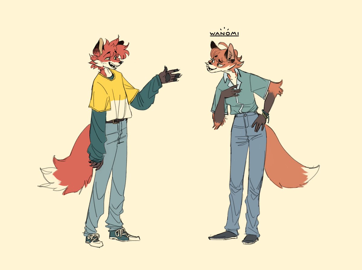 「fox to fox 」|Zennie 🏙️のイラスト