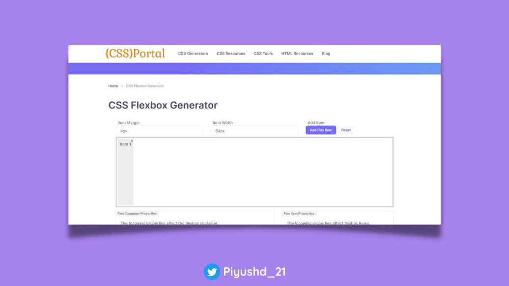 🔶30+ #CSS Code Generators🔶 A MEGA Thread🧵👇 - Thread from Piyush Deshmukh @Piyushd_21 - Rattibha