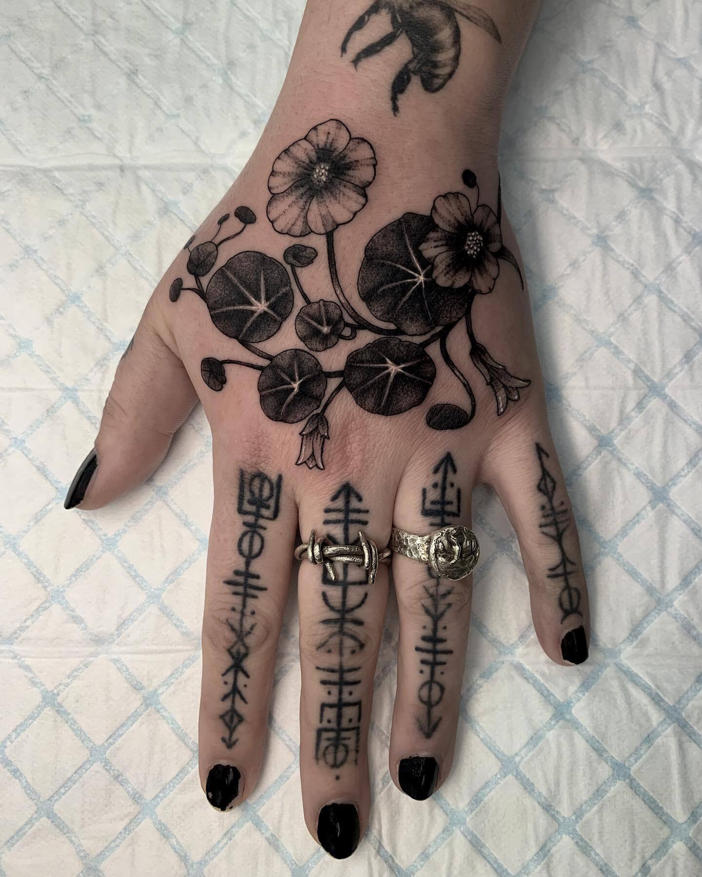 Flower Hand Tattoos Tumblr