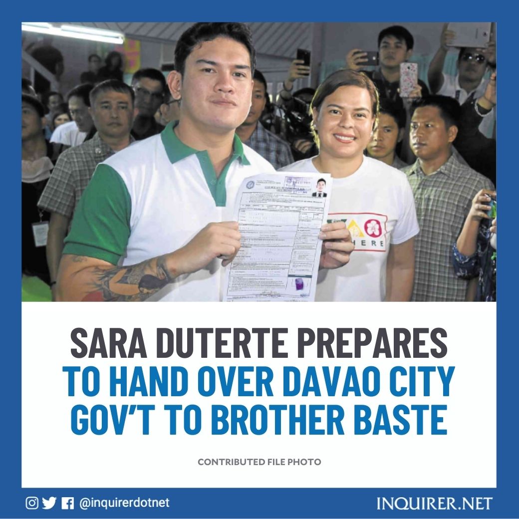 Inquirer On Twitter Presumptive Vice President And Davao City Mayor