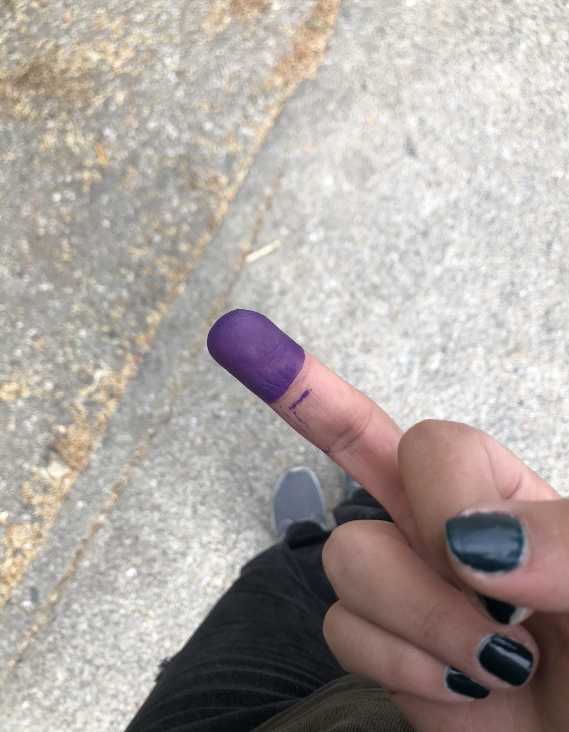 Vote Middle Finger Ink
