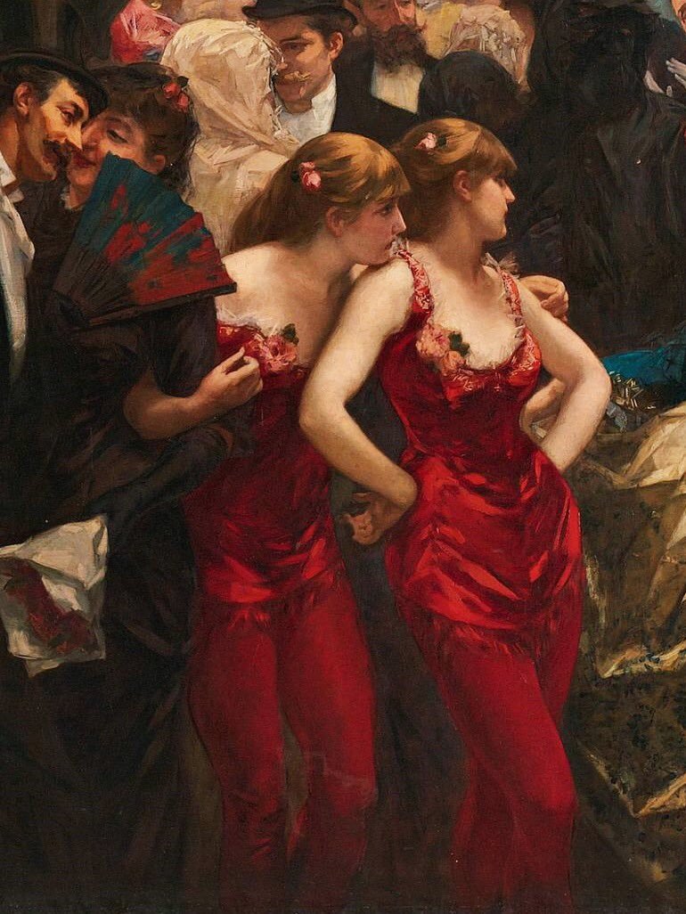 Art Encyclopedia on Twitter: "The Masked Ball, Charles Hermans (1839– 1924). https://t.co ...