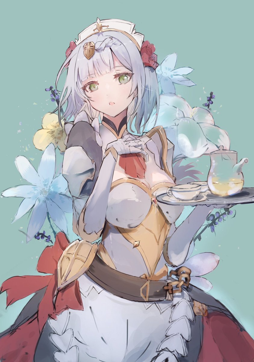 ノエル原神 「原神ノエル描きましたぁめっちゃ久々に上げる4ヶ月ぶりノエルイラストファ」hamati丸のイラスト