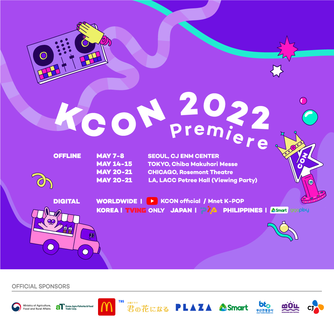 KCON official on Twitter: "KCON 2022 Premiere in Tokyo starts at 7PM (KST) Let's KCON! Global ...