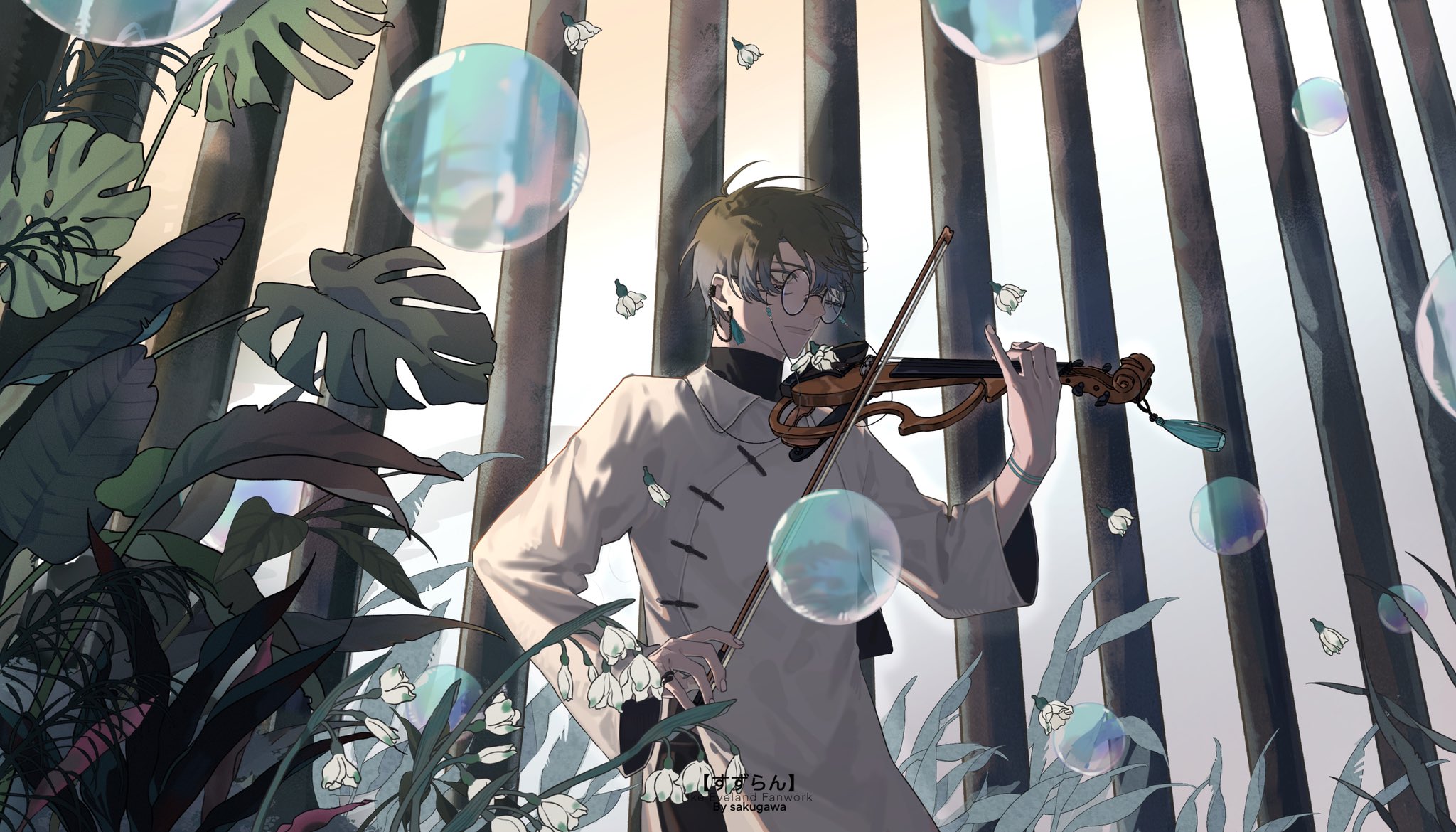 佐久川 on Twitter: "完了しました！ikeさんと鈴蘭💙💙💙💙#IkeEveland #Ikenography #Graphike https://t.co/TAe9cXvS53 ...