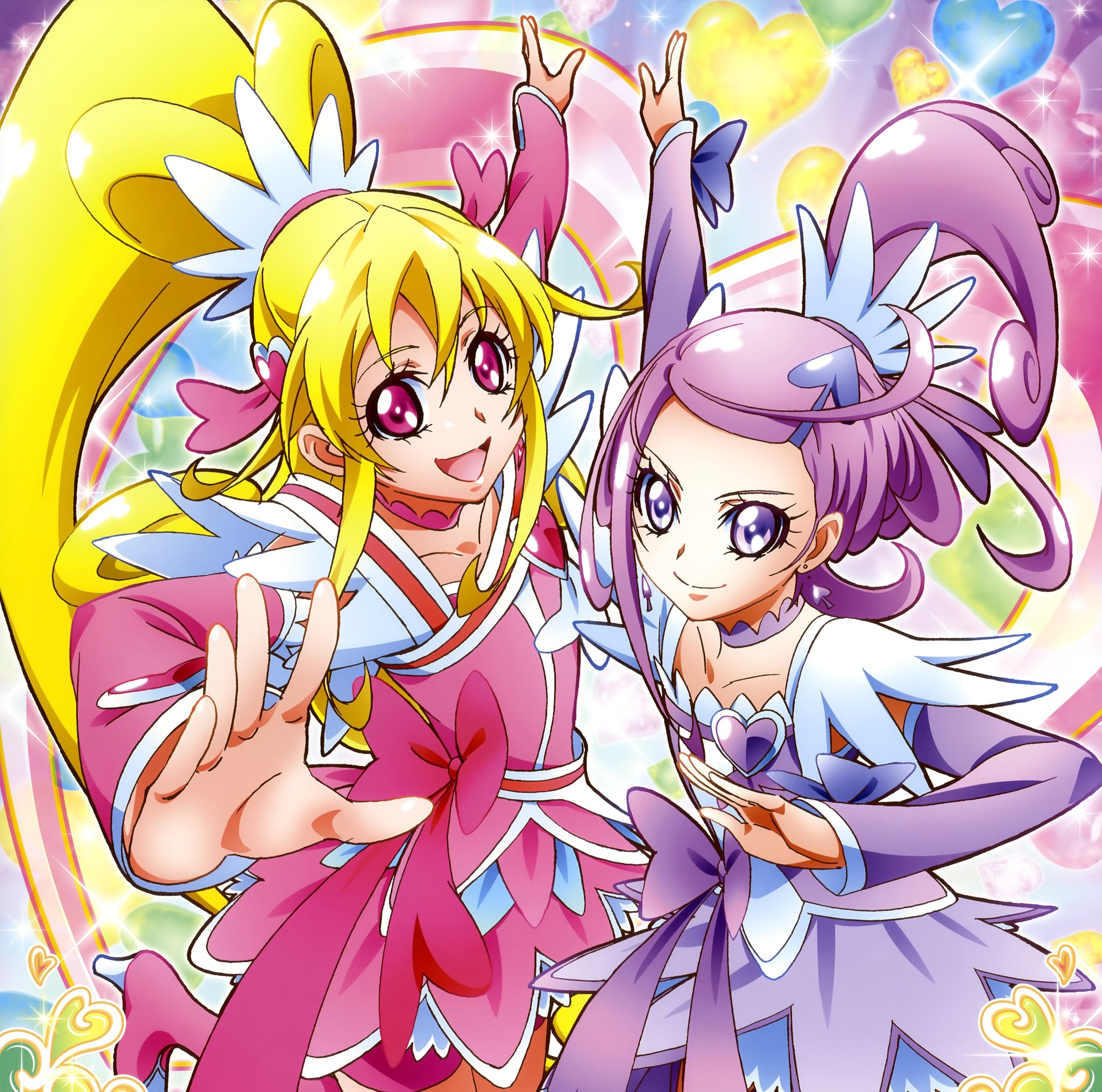 Eriol Irzahn on Twitter: "Dokidoki Precure 💌 "Lovelink" connecting one letter to another into a ...