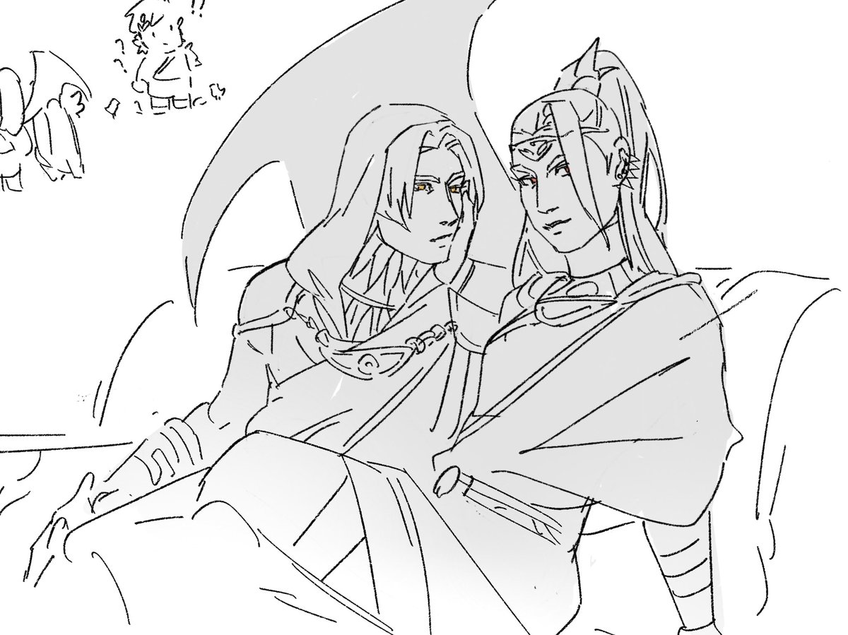 「One last doodle cuz I really do need to rest my hand but hav」🍂🍄 hedge ...