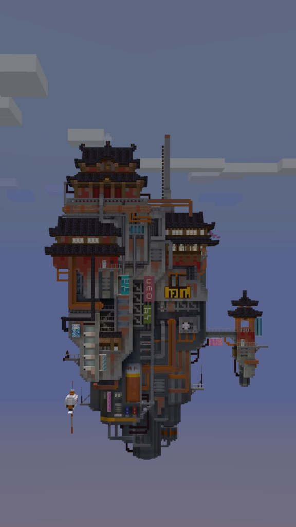 Minecraft Flying City