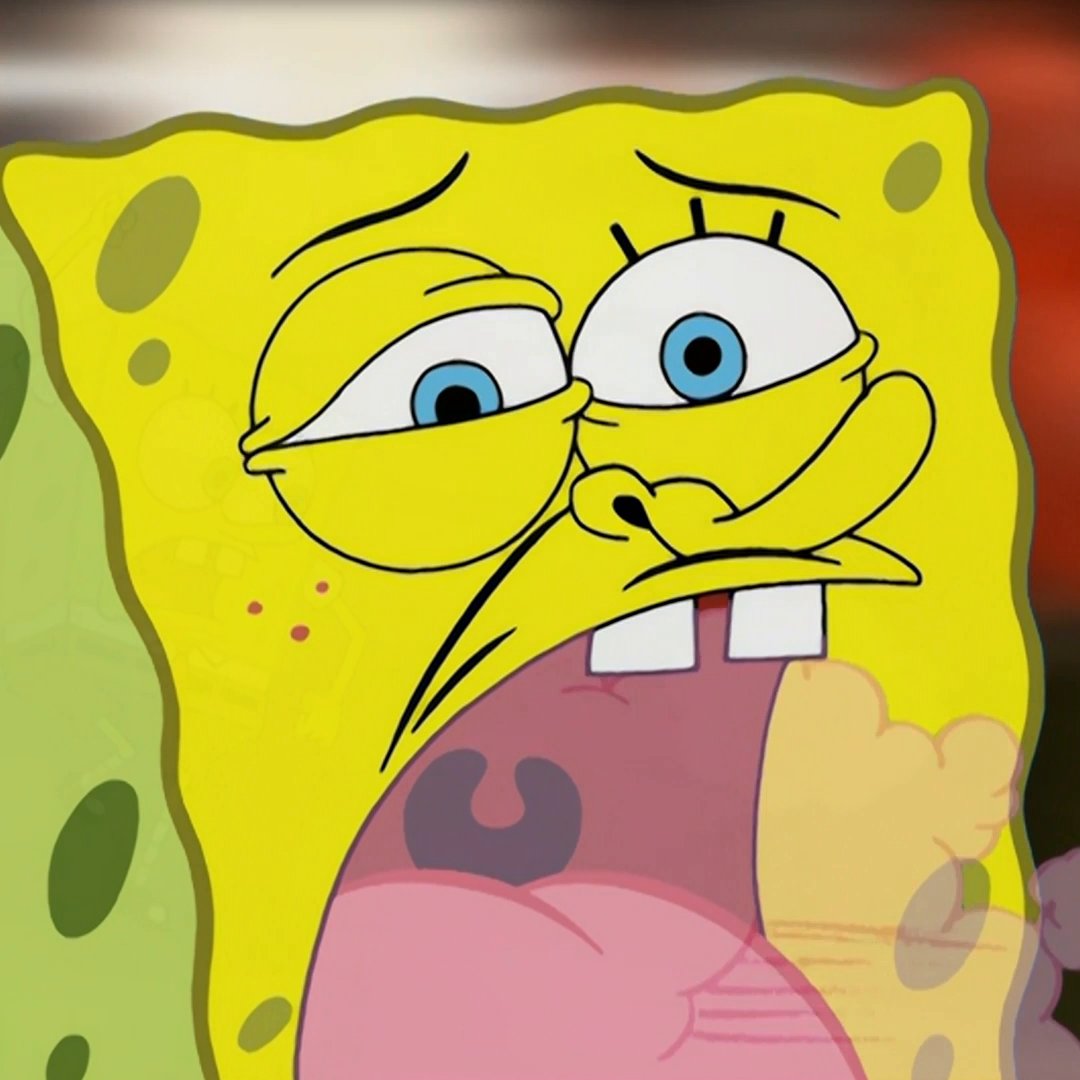 Spongebob Grossed Out Face