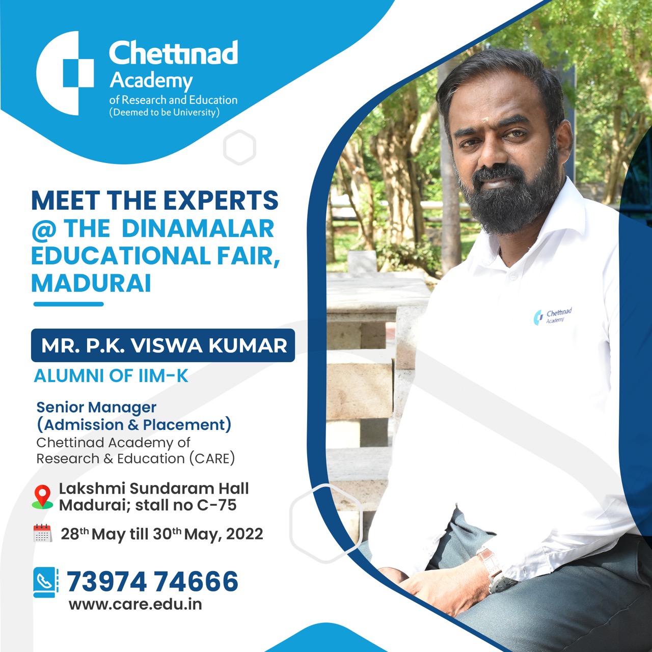 Chettinad Academy of Research & Education (CARE) (@chettinad_univ) / Twitter