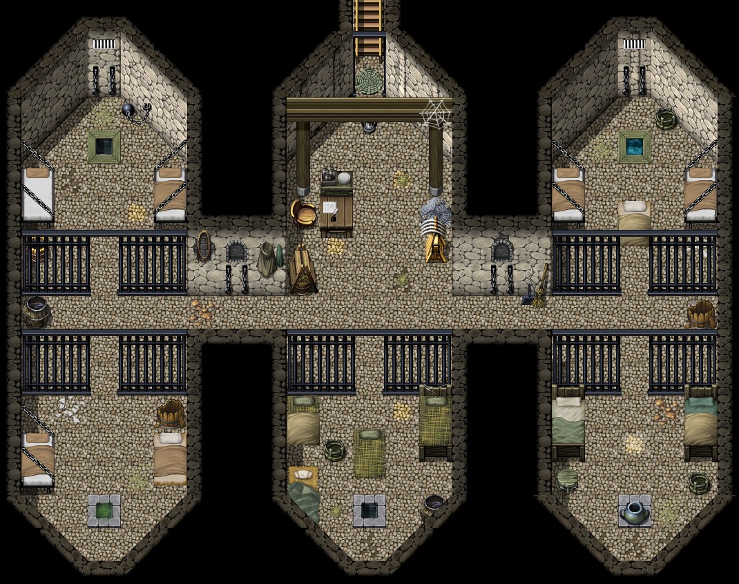 Medieval Prison Layout
