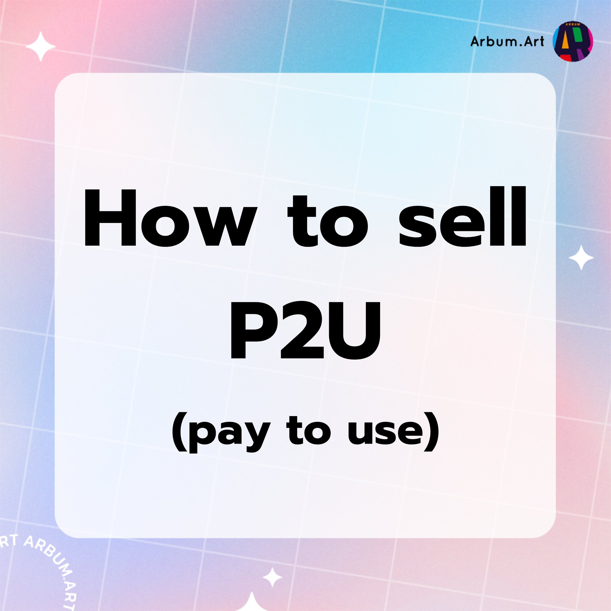 Arbum on Twitter: "มาแล้ววว ตามคำเรียกร้อง 🥰 ฟีเจอร์ใหม่ล่าสุด ก็คือ P2U (Pay to Use) นั่นเอง ...