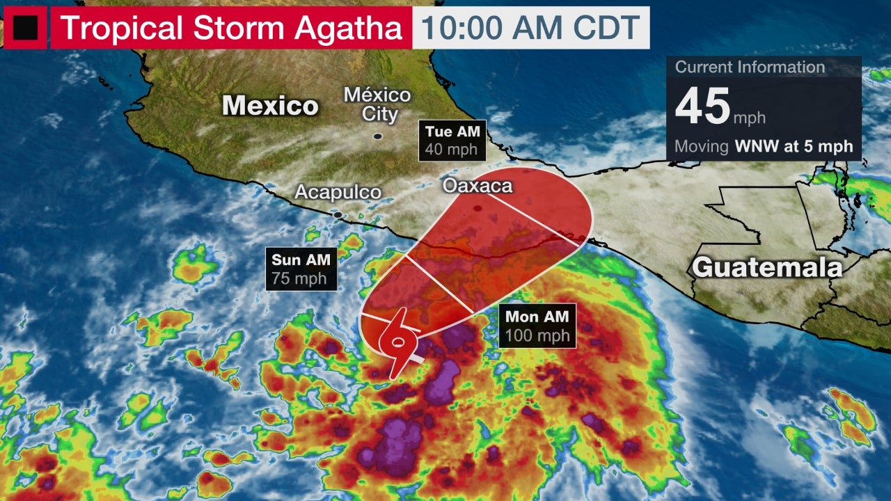 Weather Channel Mexico July 3rd 4 P.m. Update: Hurricane Beryl