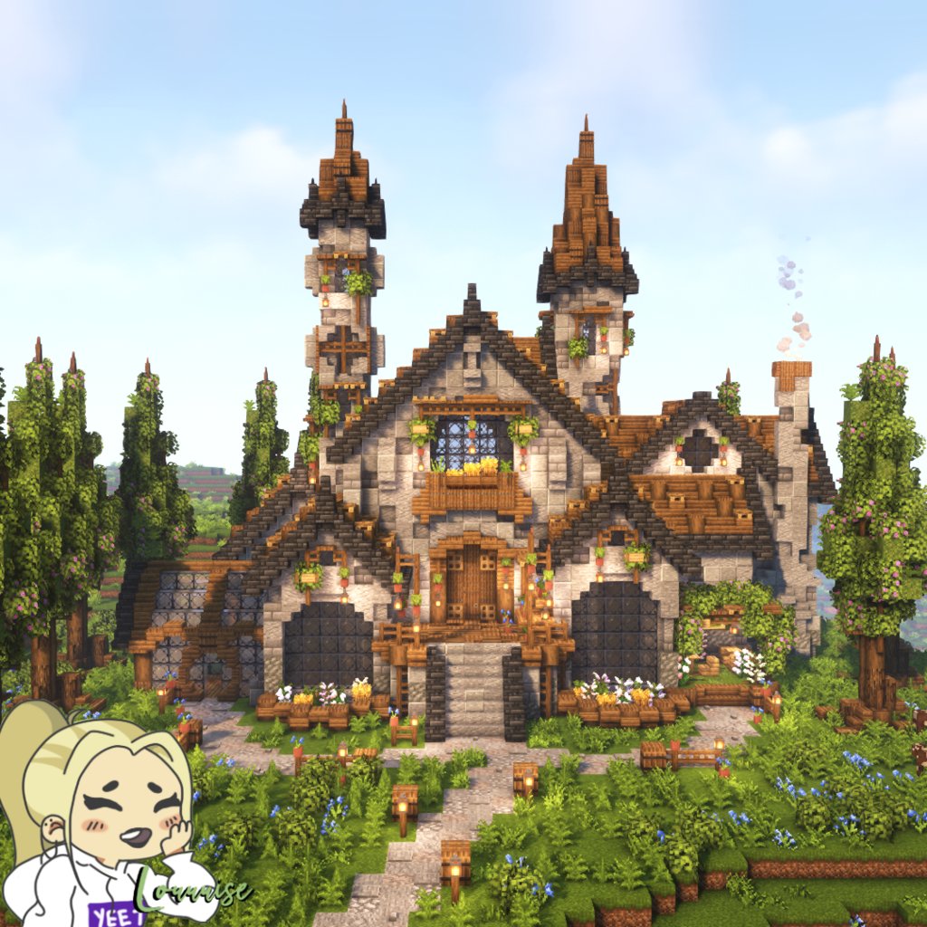 Minecraft Medieval Mansion Tutorial