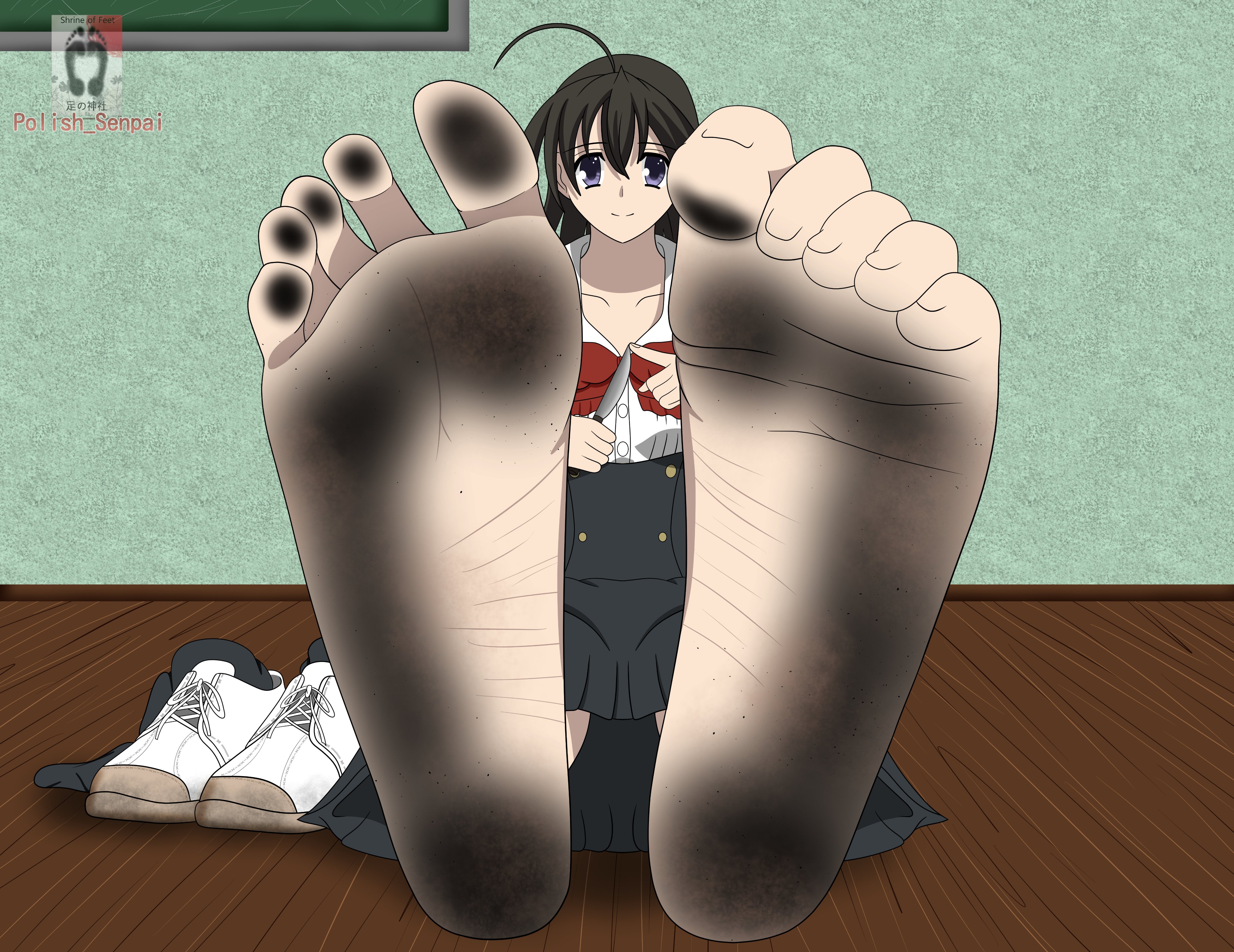 Polish Senpai 🇵🇱 On Twitter Feet Artwork Sekai Saionji 西園寺 世界 An Artwork Of Sekai Saionji