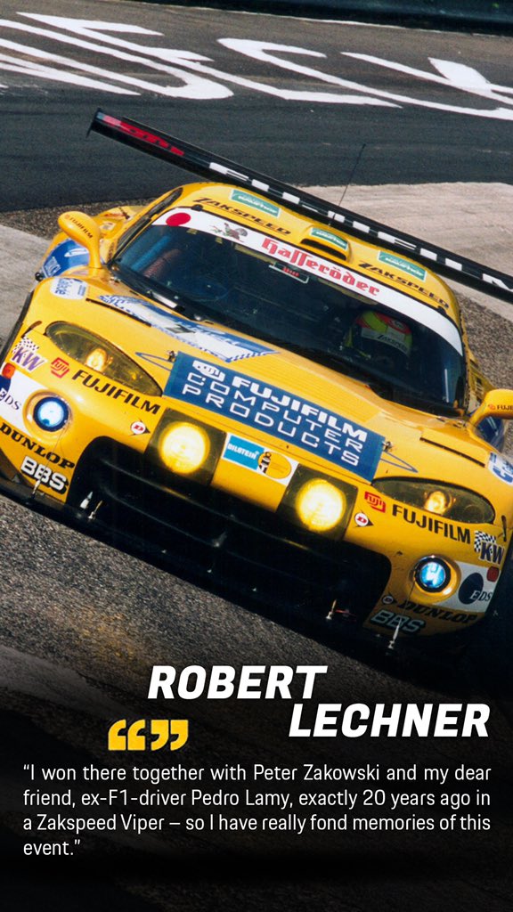 Lechner Racing on Twitter: "Great memories for Robert Lechner as well, as he won the race ...