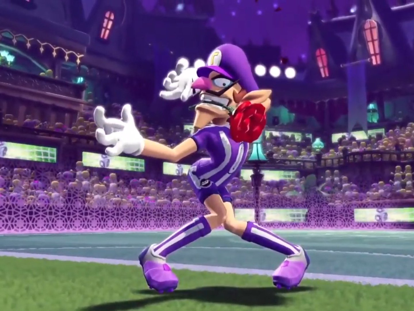 Fire Waluigi