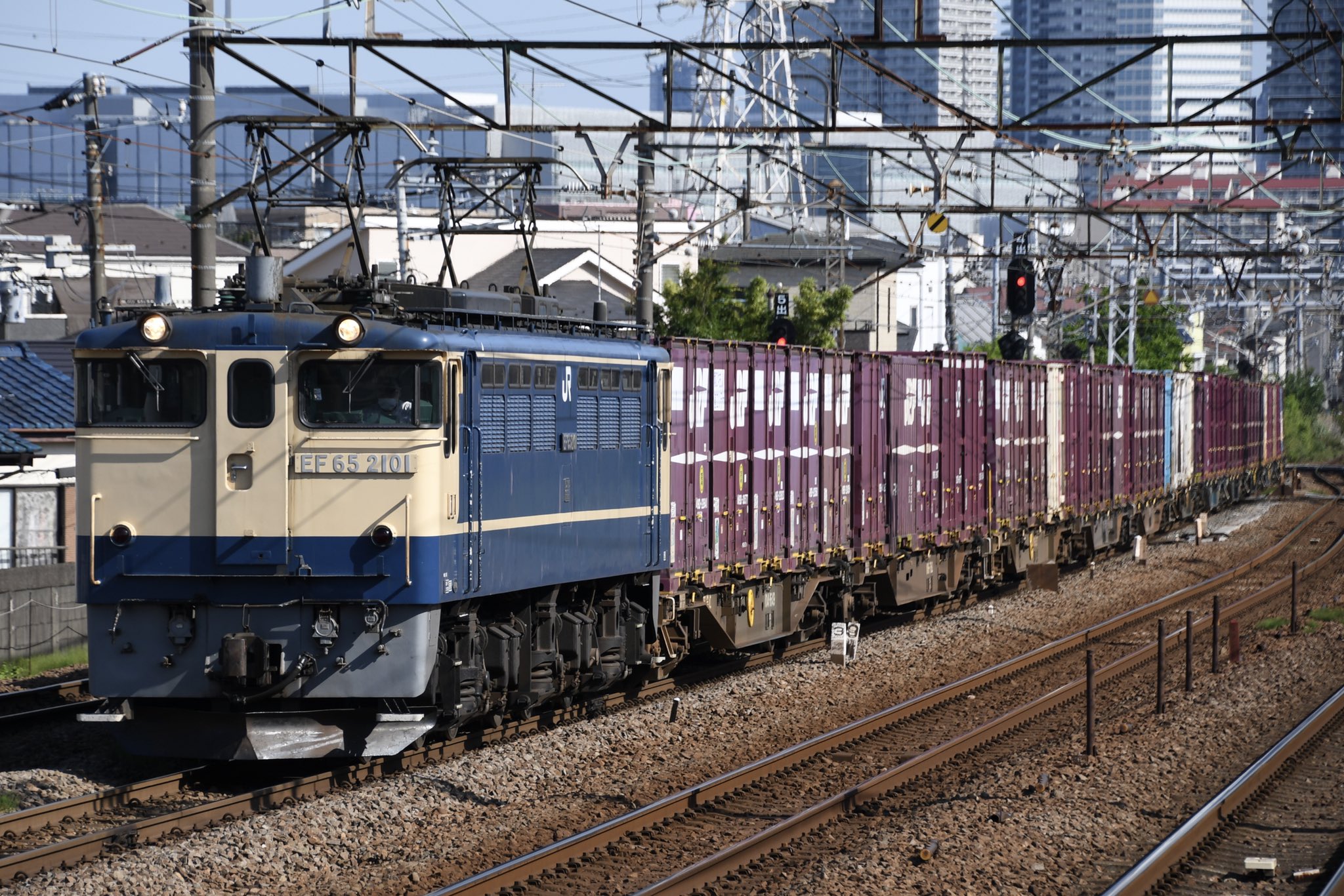 hama on Twitter: "5/29 78レ EF65-2101+コキ 尻手 https://t.co/1HRGdwgQEm" / Twitter