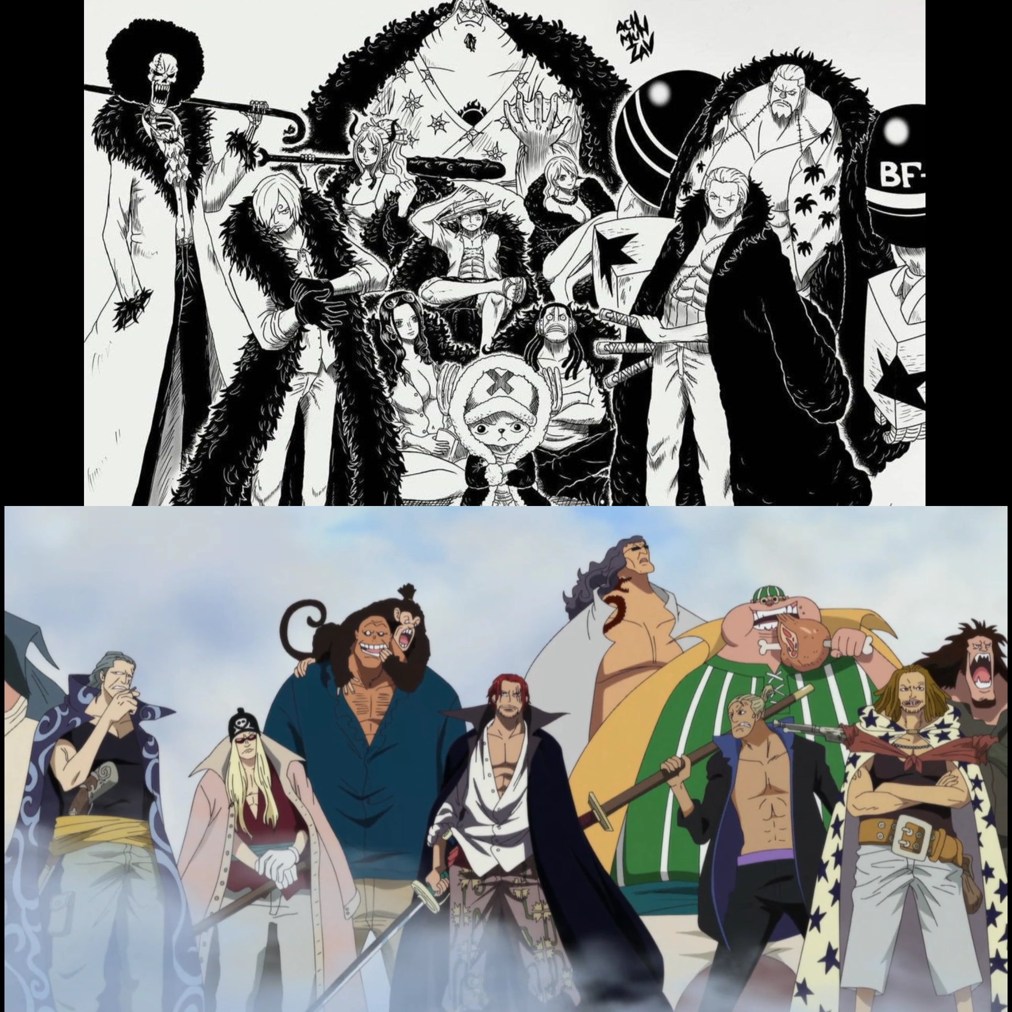 One Piece Shanks Crew