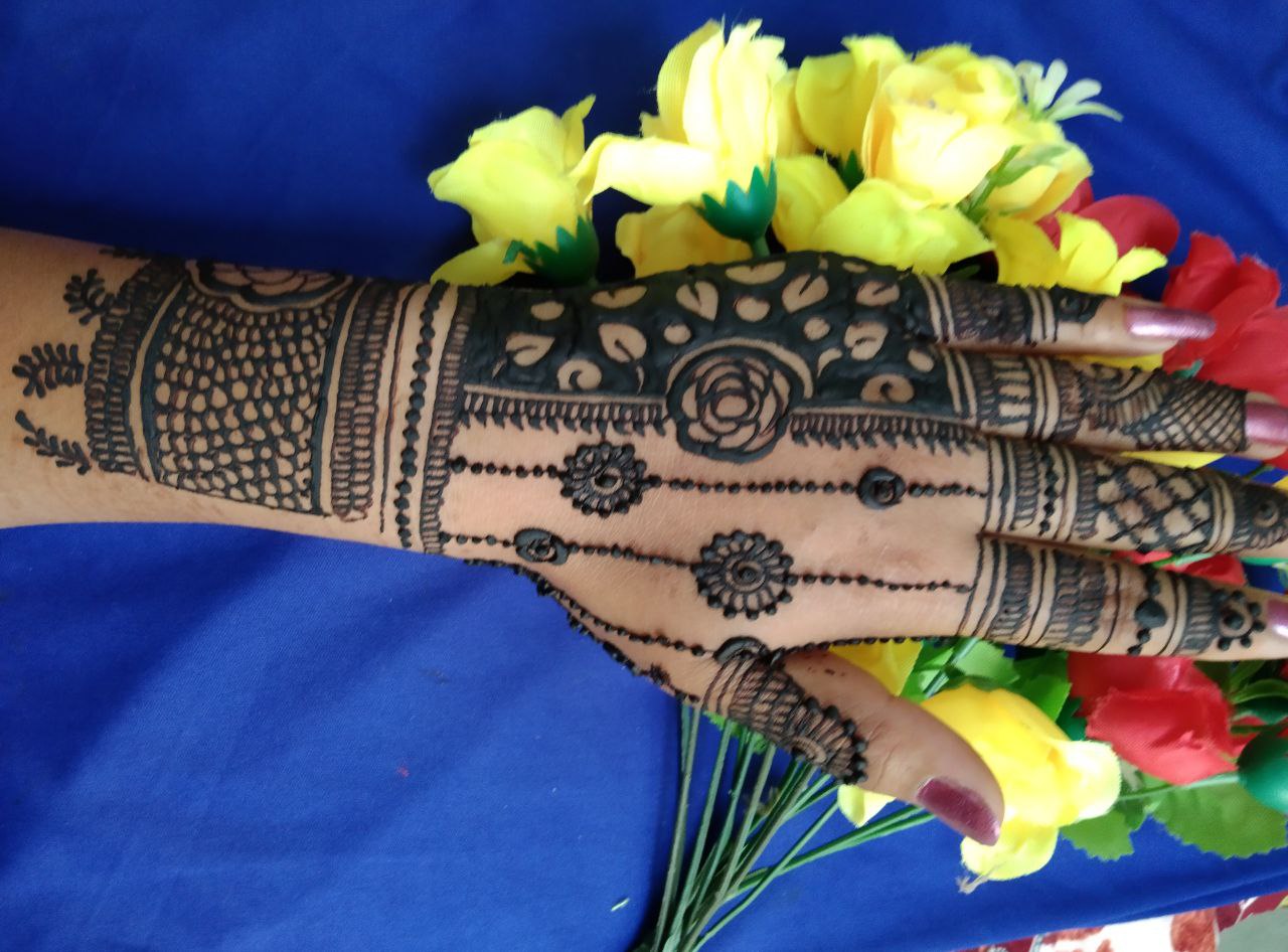 Simple Mehndi Designs For Hands Step By Step