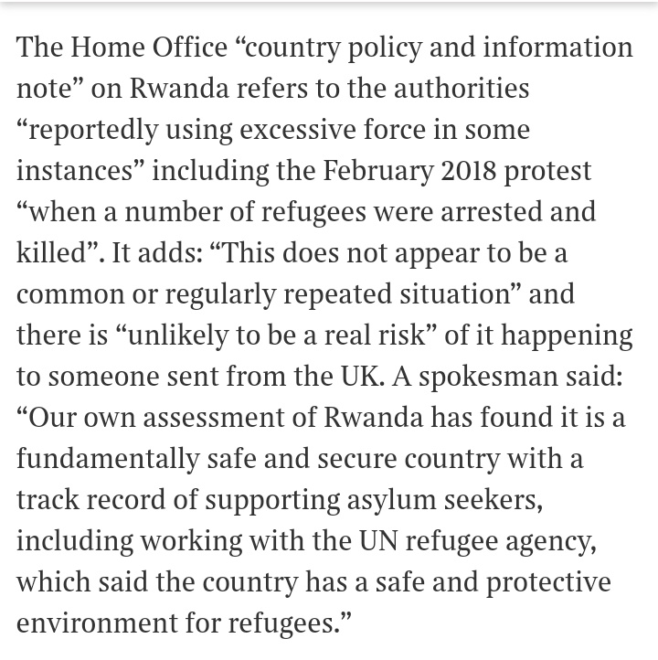 Sunder Katwala on Twitter: "Home Office country advice says Rwandan ...