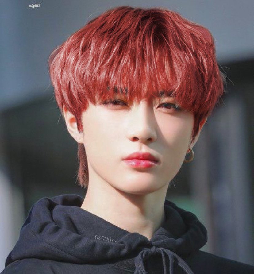 버찌 On Twitter 범규 빨머하기전에 빨머 염불 시절 합성사진인데 ~ 여기서 더 빨갛게 해서 그런가 실제로 한거랑 분위기 사뭇 다름 ~~ 😳