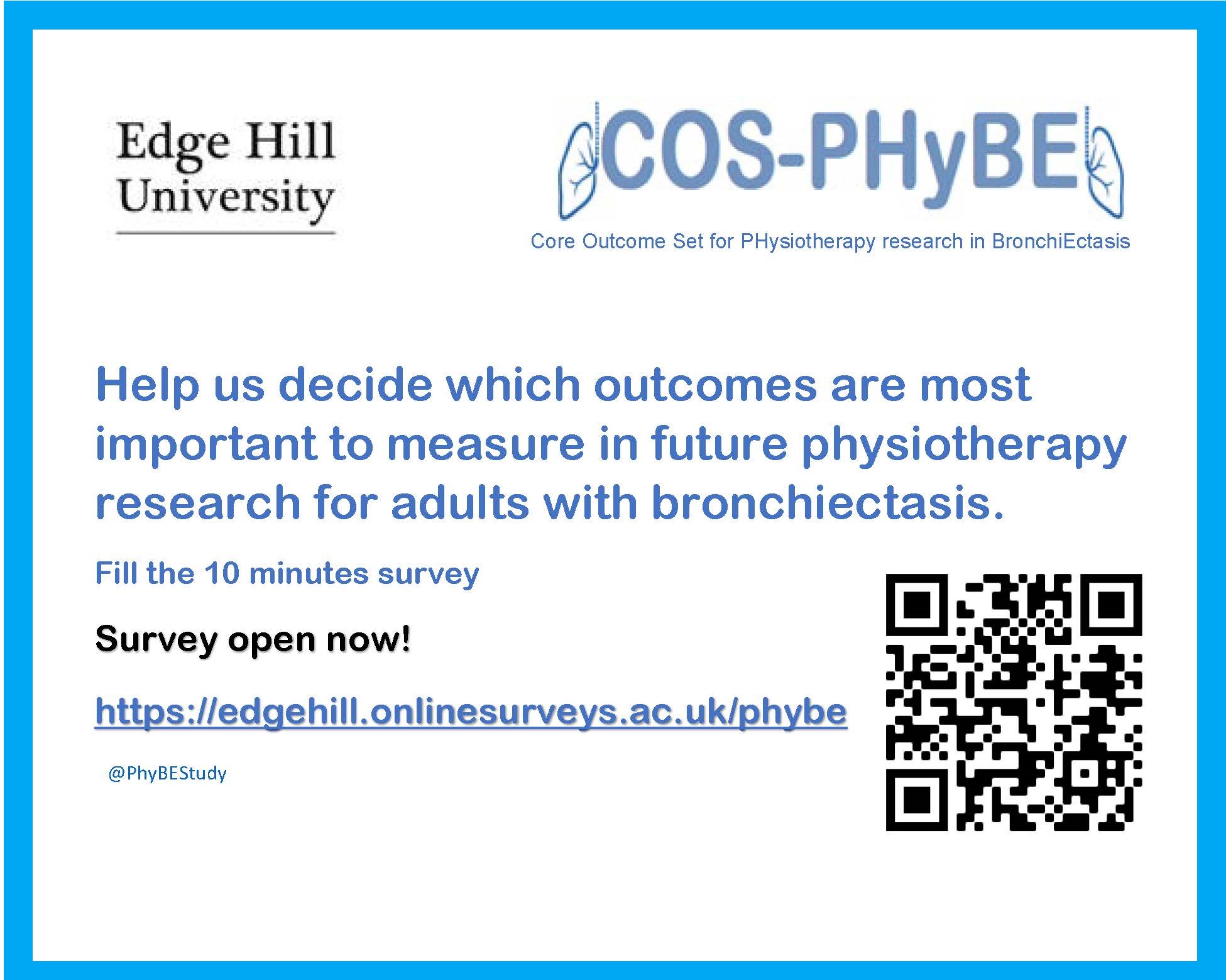 The COS Physiotherapy Bronchiectasis Study (@PhyBEStudy) / Twitter The COS Physiotherapy Bronchiectasis Study (@PhyBEStudy) / Twitter