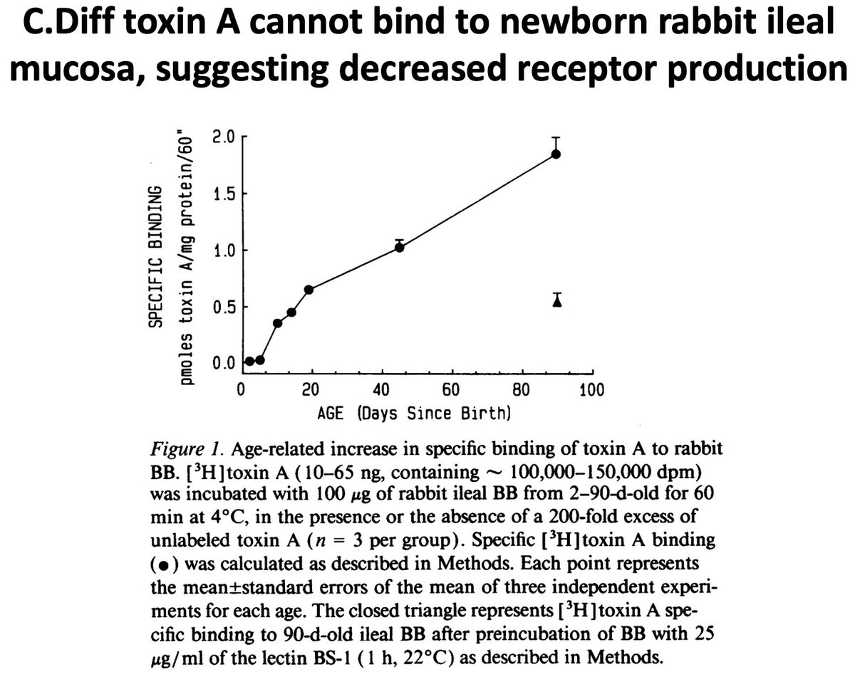 1/ 🧵 Clostridioides difficile (C. Diff) colitis is exceedingly rare in ...