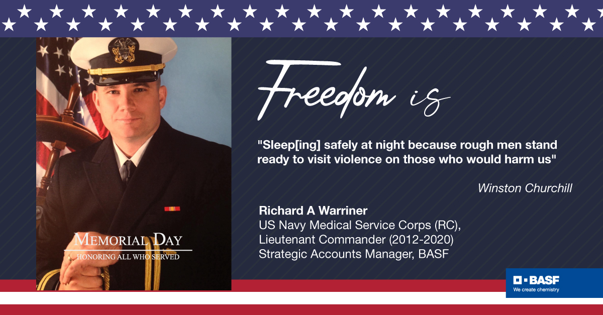 BASF AgSolutions US on Twitter: "In our final “Freedom Is” spotlight, we’re proud to recognize ...