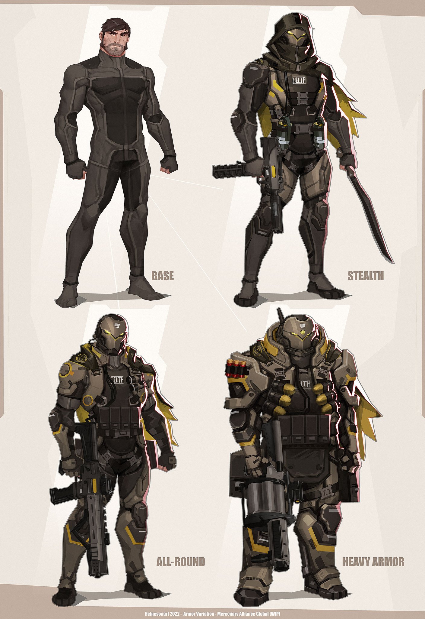 Sci Fi Stealth Armor