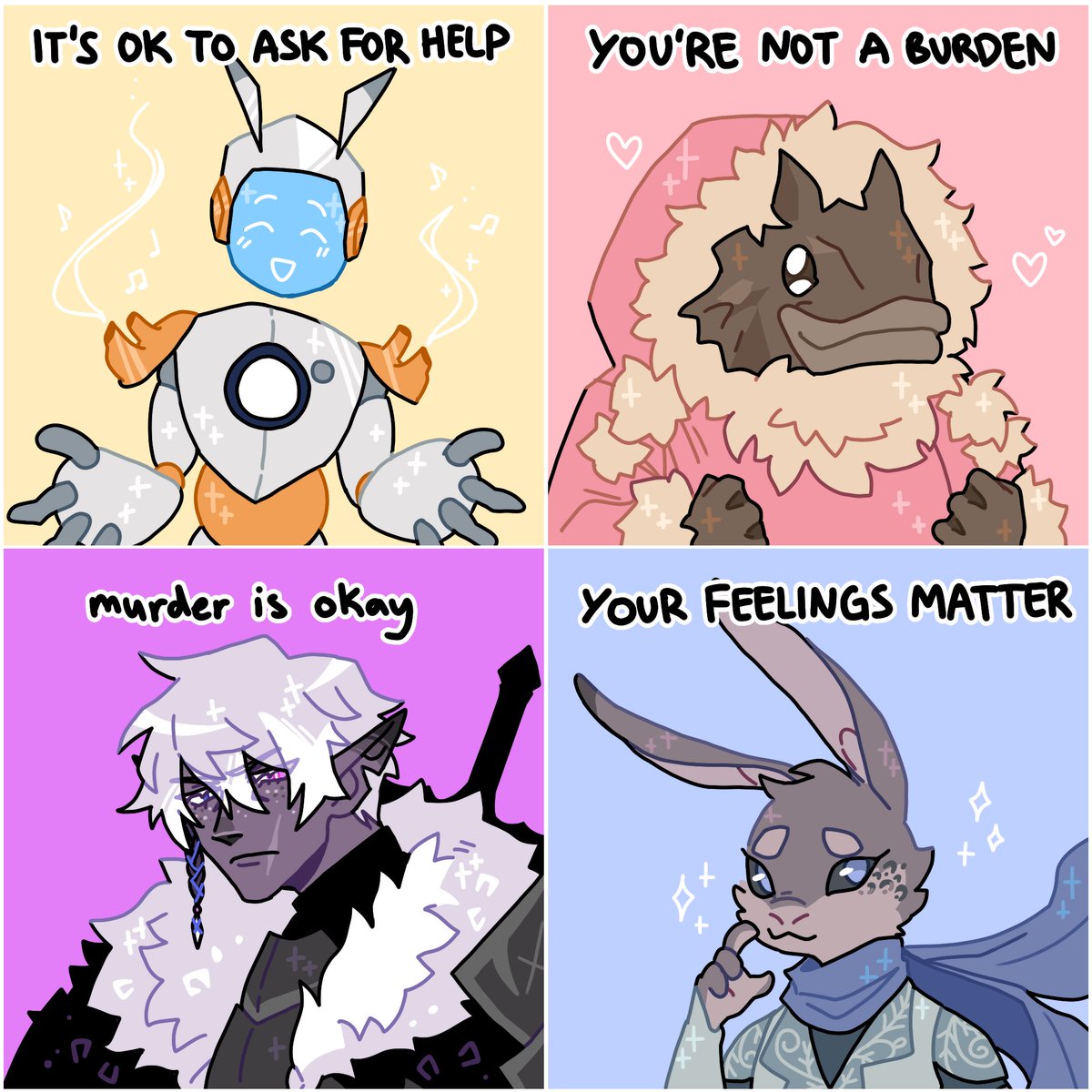 dnd | oc ] voted most wholesome party 」Reaper 🍮 comm work + UNI2 ...