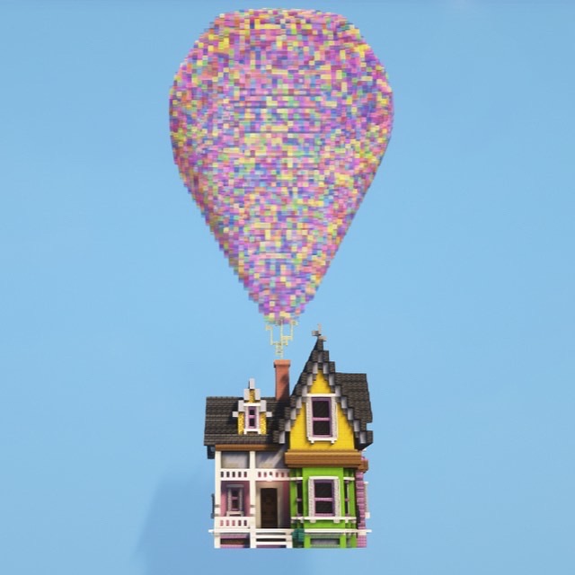 Up House Minecraft ☁House From “UP”🌈 | Minecraft Amino