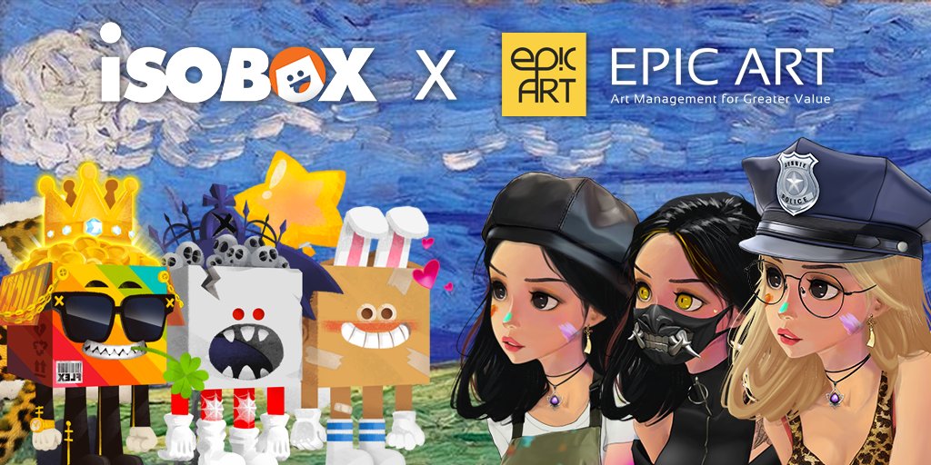 iSOBOX on Twitter: "🎉에픽아트 x iSOBOX 파트너십체결 이벤트🎉 🗓일정 마감: 5/22 24시 🎁상품 에픽아트 확정화리x3 👇참가방법 1. 에픽아트 ...