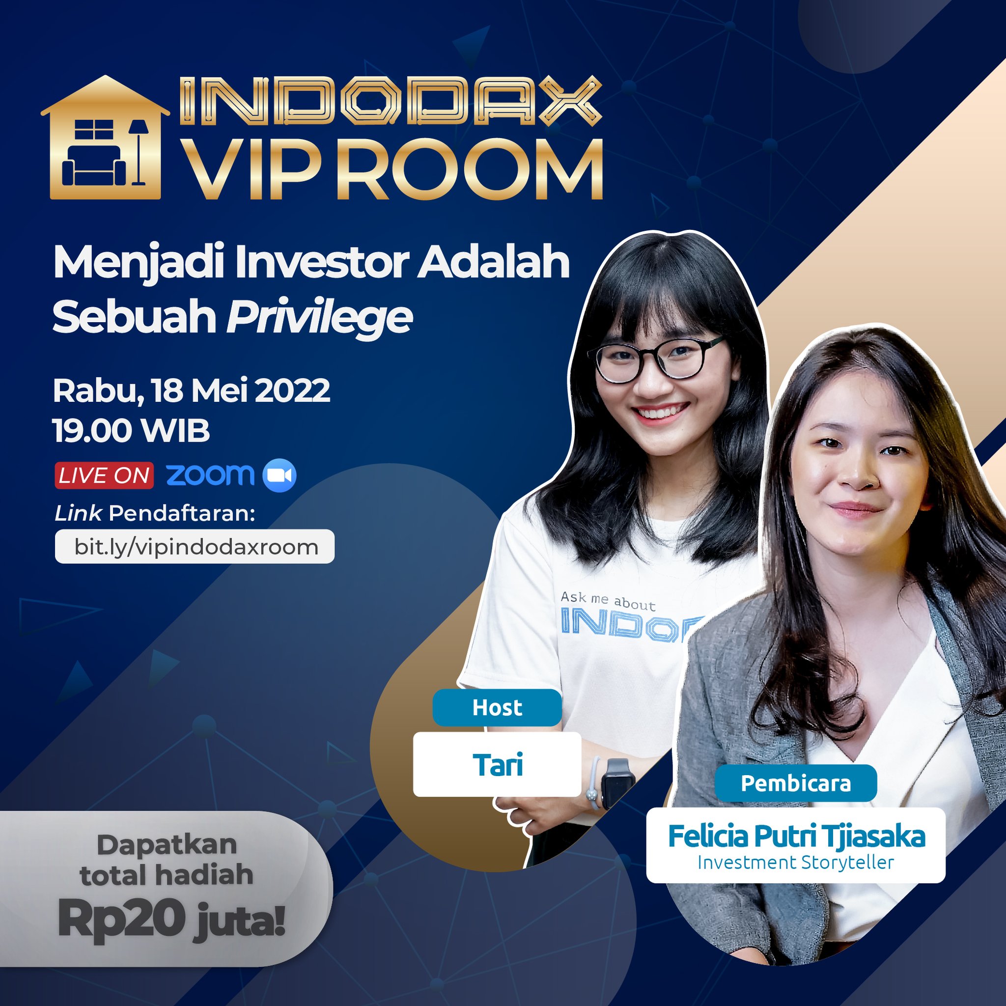 indodax on Twitter: " Indodax Room mempersembahkan INDODAX VIP ROOM! Bersama Investment ...
