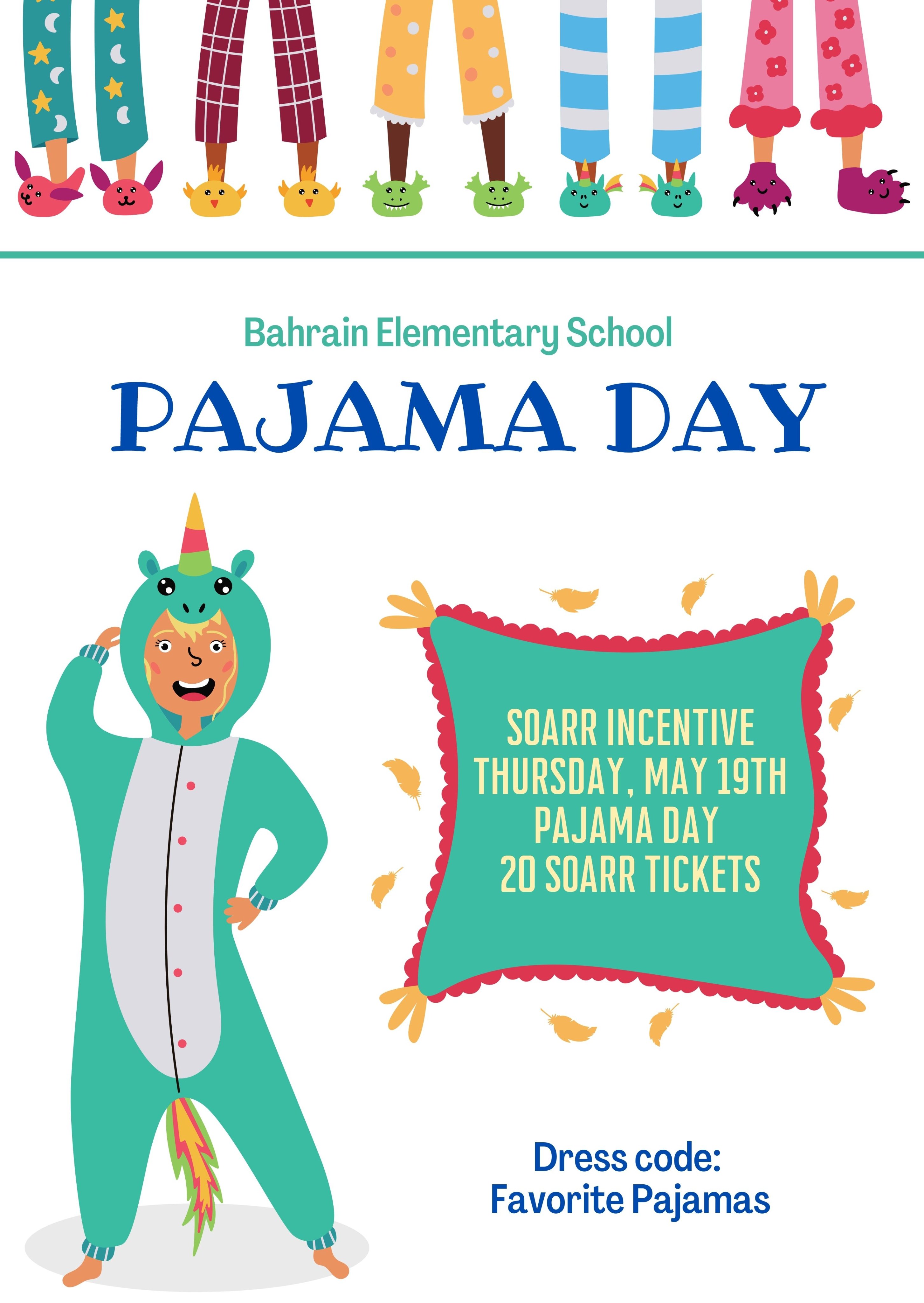 Pajama Day Flyer