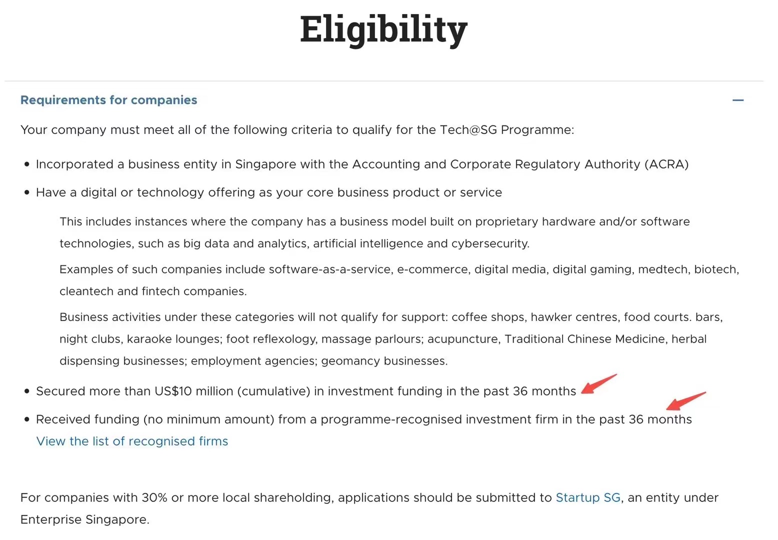 深潮TechFlow（420,69） on Twitter: "如果是国内WEB3项目，那么去拿一些大牌传统VC的钱是一个不错的选择，因为： 新加坡政府网站的消息，同时满足2个条件：1.过去 ...