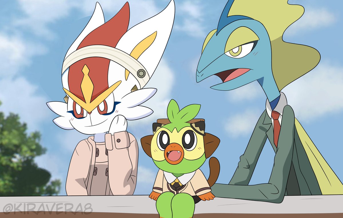 「hopping on the [ SPY x FAMILY x POKEMON 」|Kira ( ᴥ ) @Paldea💕のイラスト