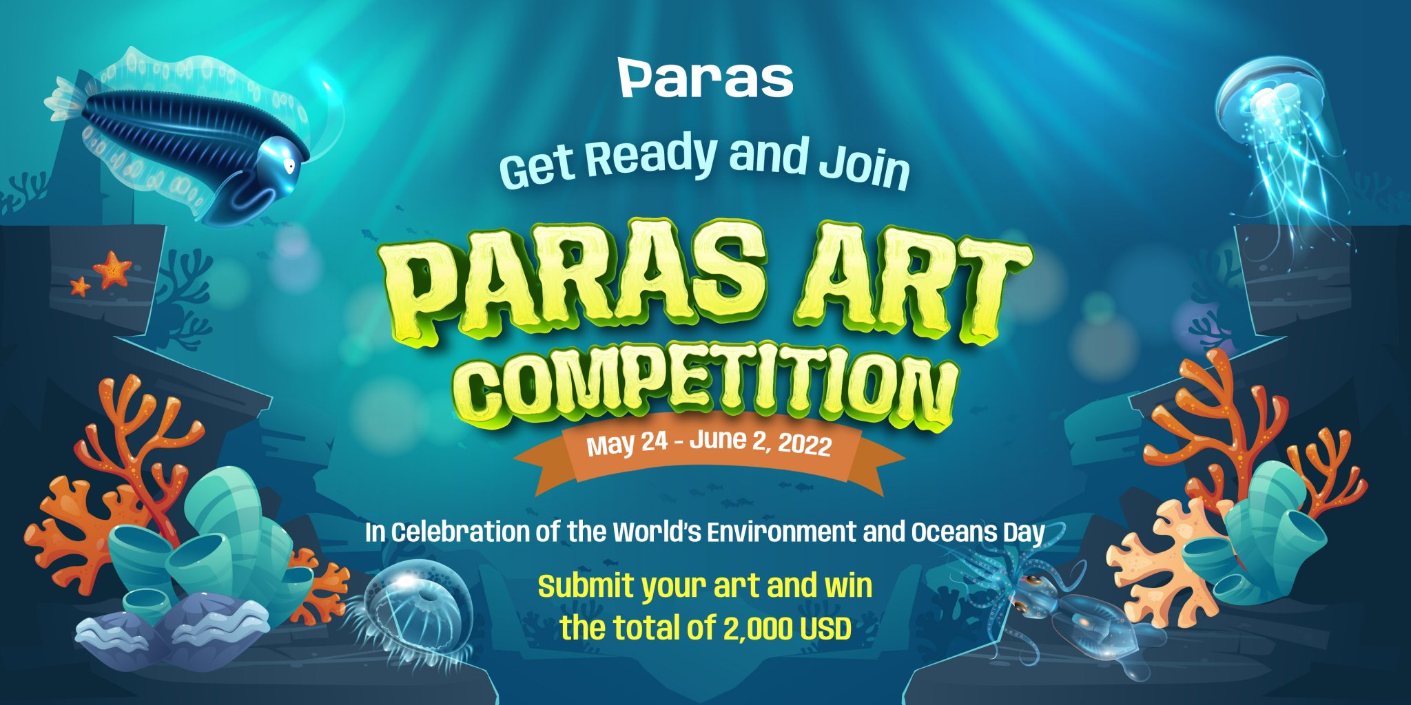Paras: NFT Marketplace on Twitter: "It's getting closer! Get ready to join Paras Art Competition ...
