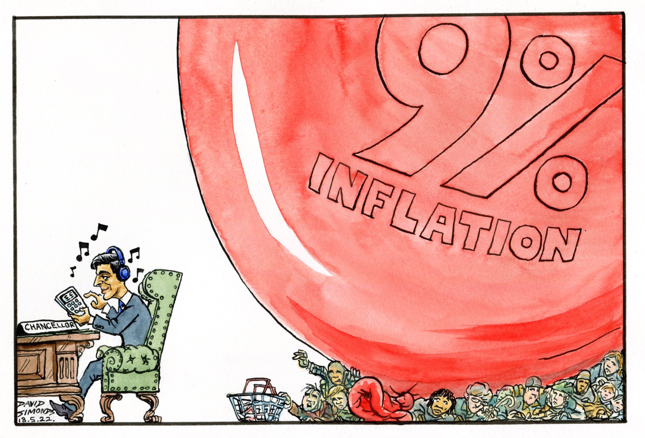 Inflation Political Cartoon