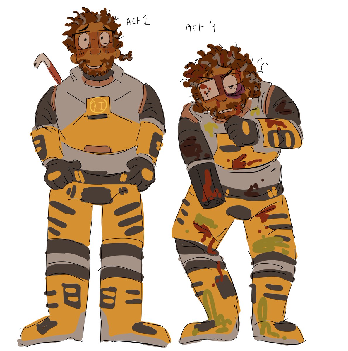 「fun fact i was redrawing this panel normally last year and l」CDwizardの漫画