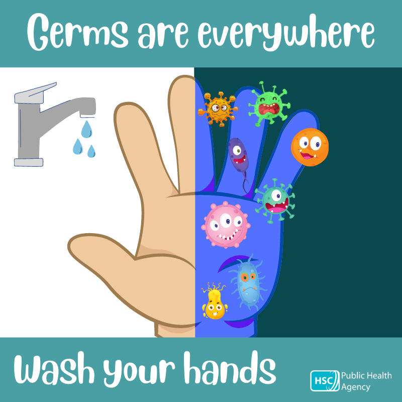 Public Health Agency on Twitter: "Germs are everywhere Encourage ...
