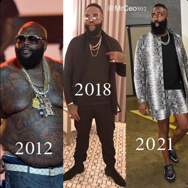 Rick Ross Before After