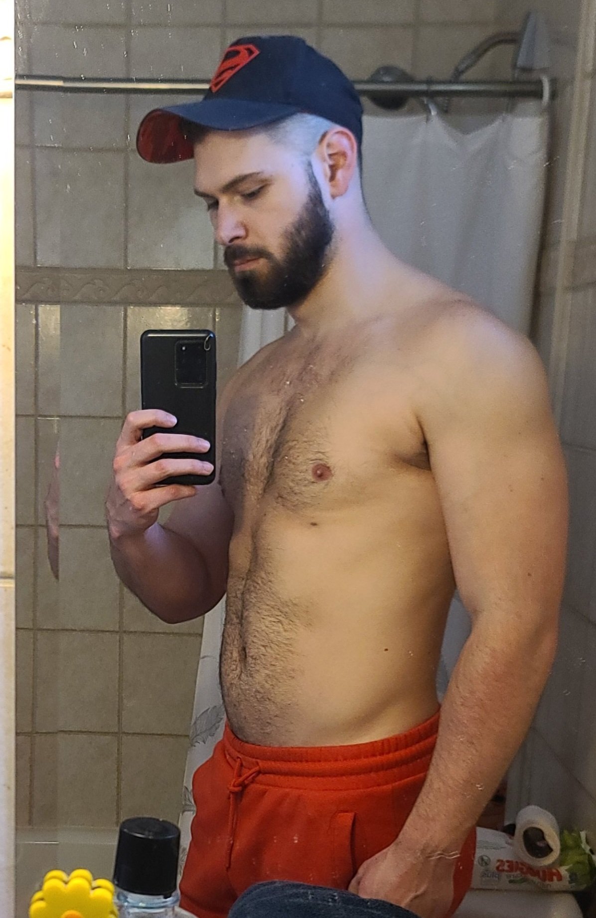 Guy Shirtless Selfie