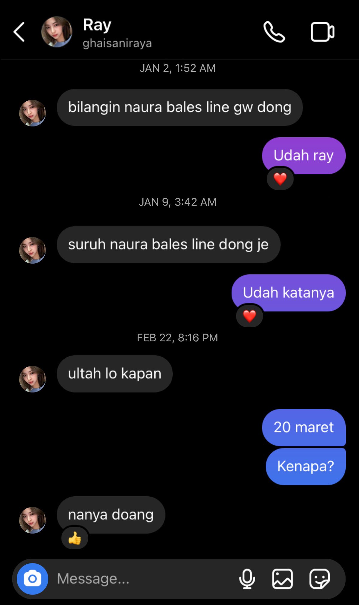 𝐕. on Twitter: "Ray ANTI chatan sm pacar temen. suka gak suka dia sm lu sbg pacar temennya, dia ...