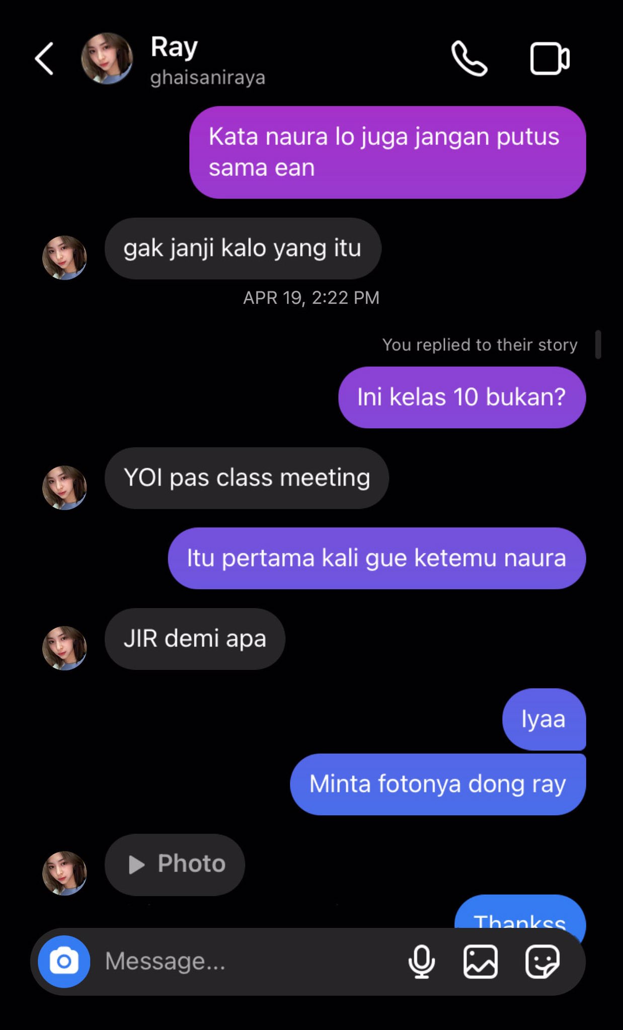 𝐕. on Twitter: "Ray ANTI chatan sm pacar temen. suka gak suka dia sm lu sbg pacar temennya, dia ...