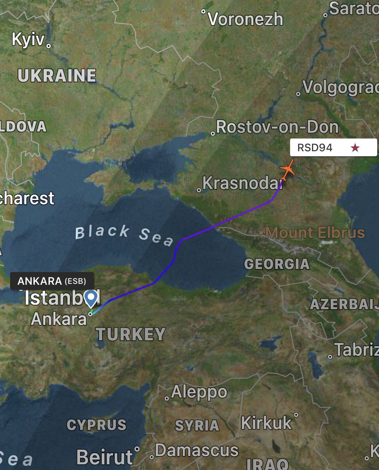 Yörük Işık On Twitter Russian Air Force Tupolev Tu214pu Ra64532 Is